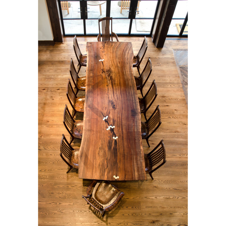 Columnar Basalt Dining Table | Custom Woodworking | Erickson Woodworking